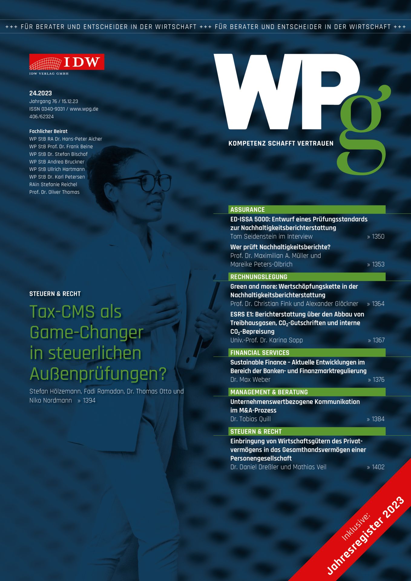 WPg - Die Wirtschaftsprüfung