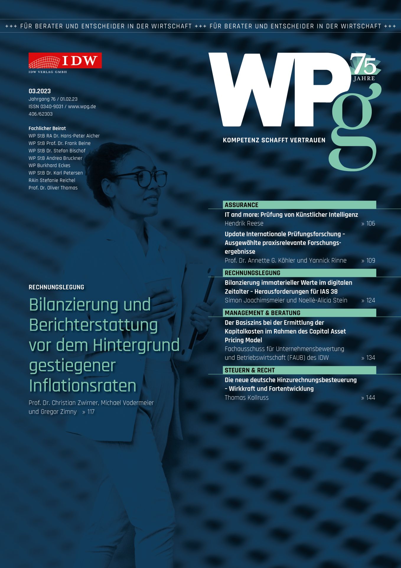 WPg - Die Wirtschaftsprüfung 3/2023